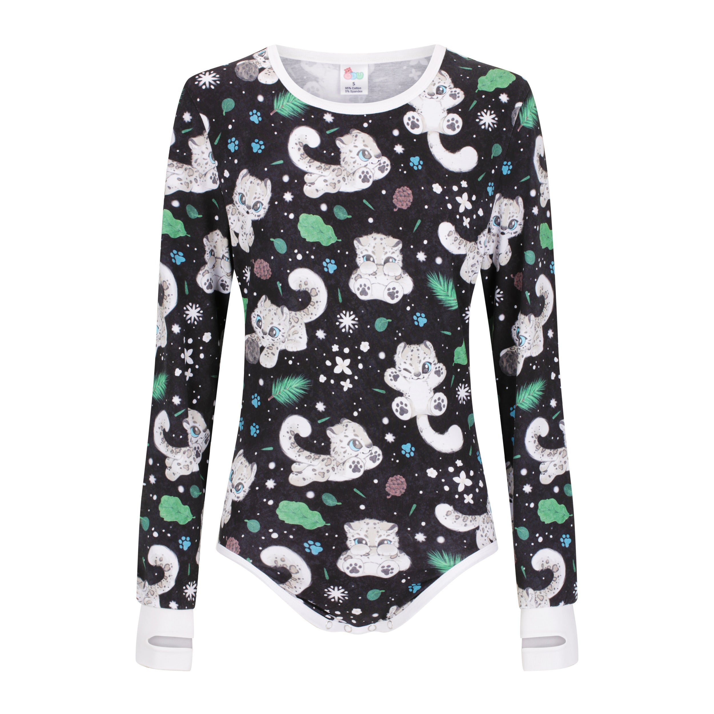 Snow Leopards (Dark) Onesie – Onesies Downunder